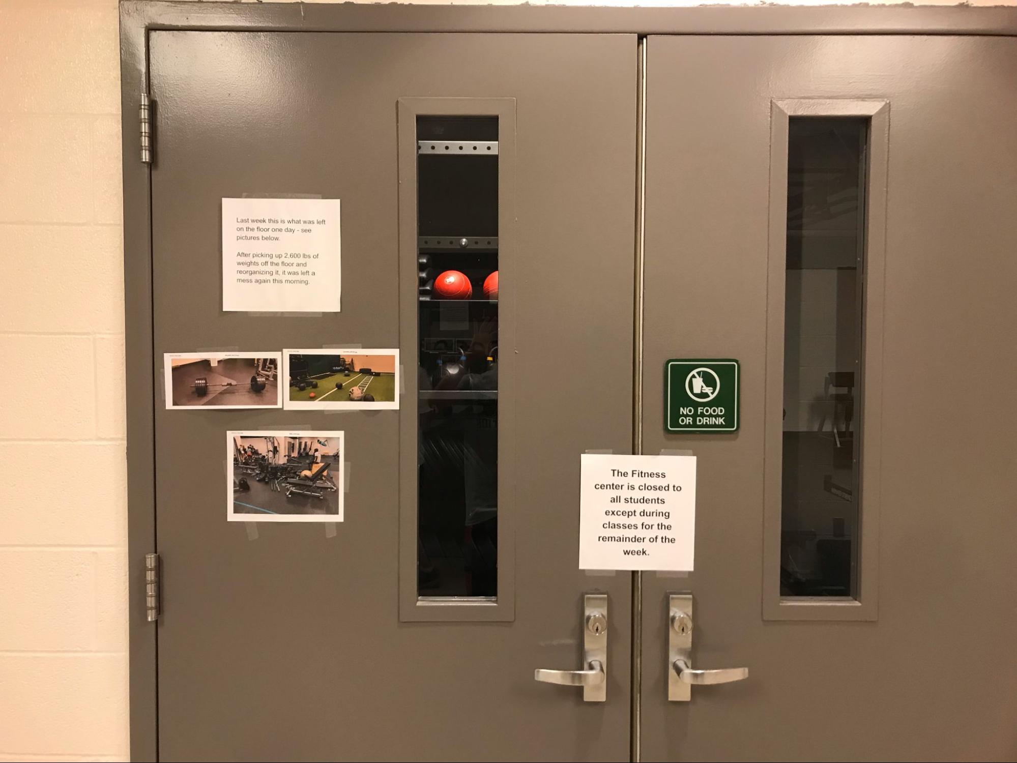 Closure of Fitness Facilities Left in Disarray Interferes With Students ...